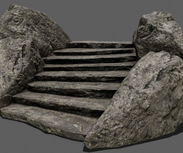 ArtStation - Rock Stair | Game Assets
