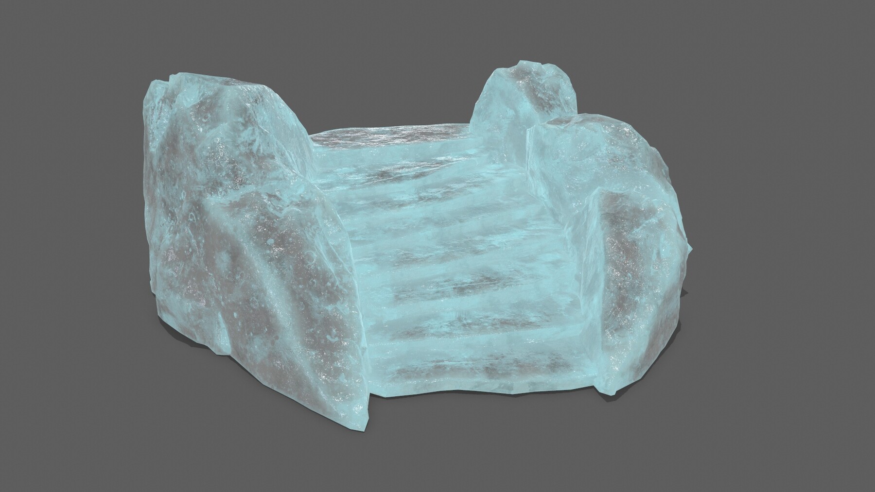 ArtStation - Ice stair | Game Assets