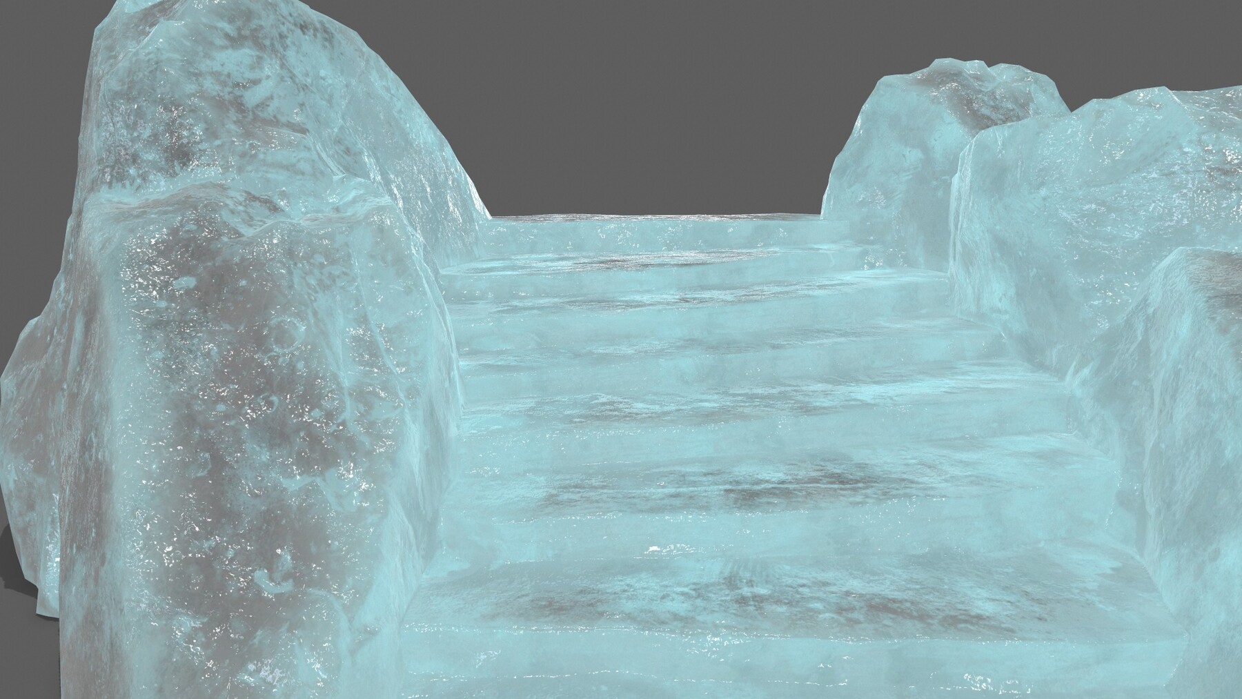 ArtStation - Ice stair | Game Assets