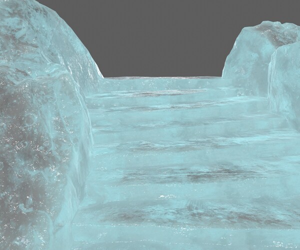ArtStation - Ice stair | Game Assets