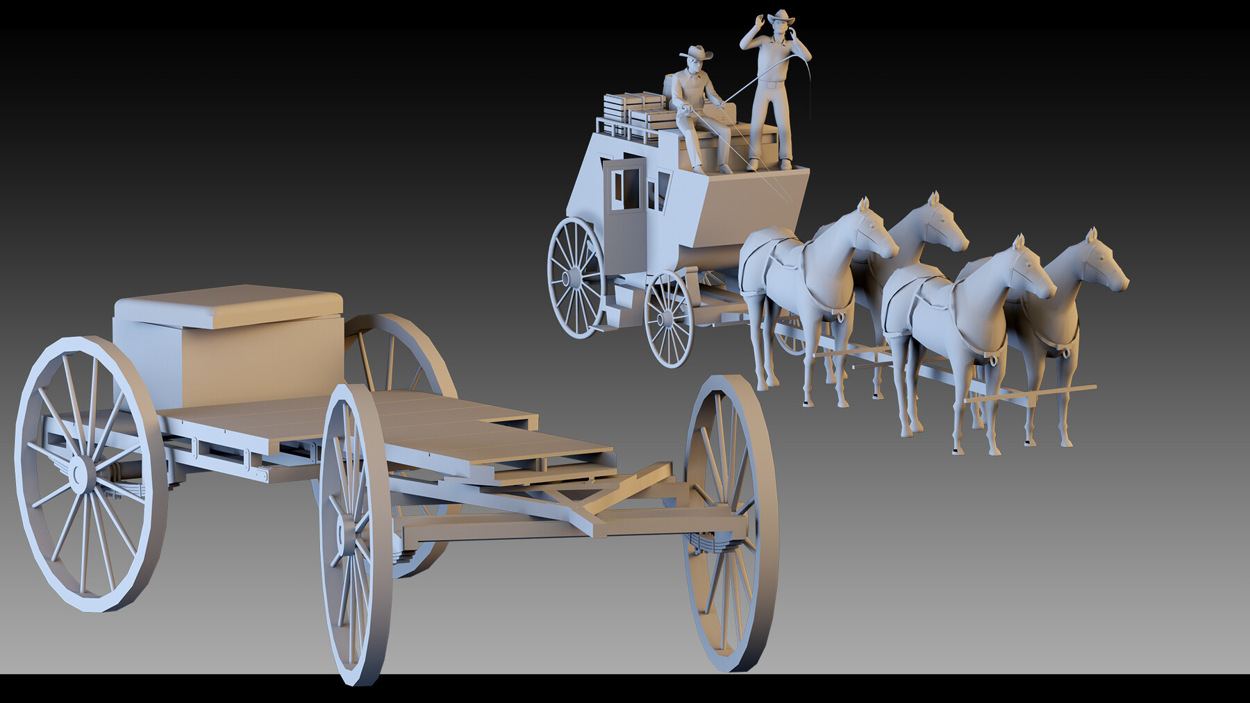 ArtStation - 28 Chariots- High detail 3d models | Resources