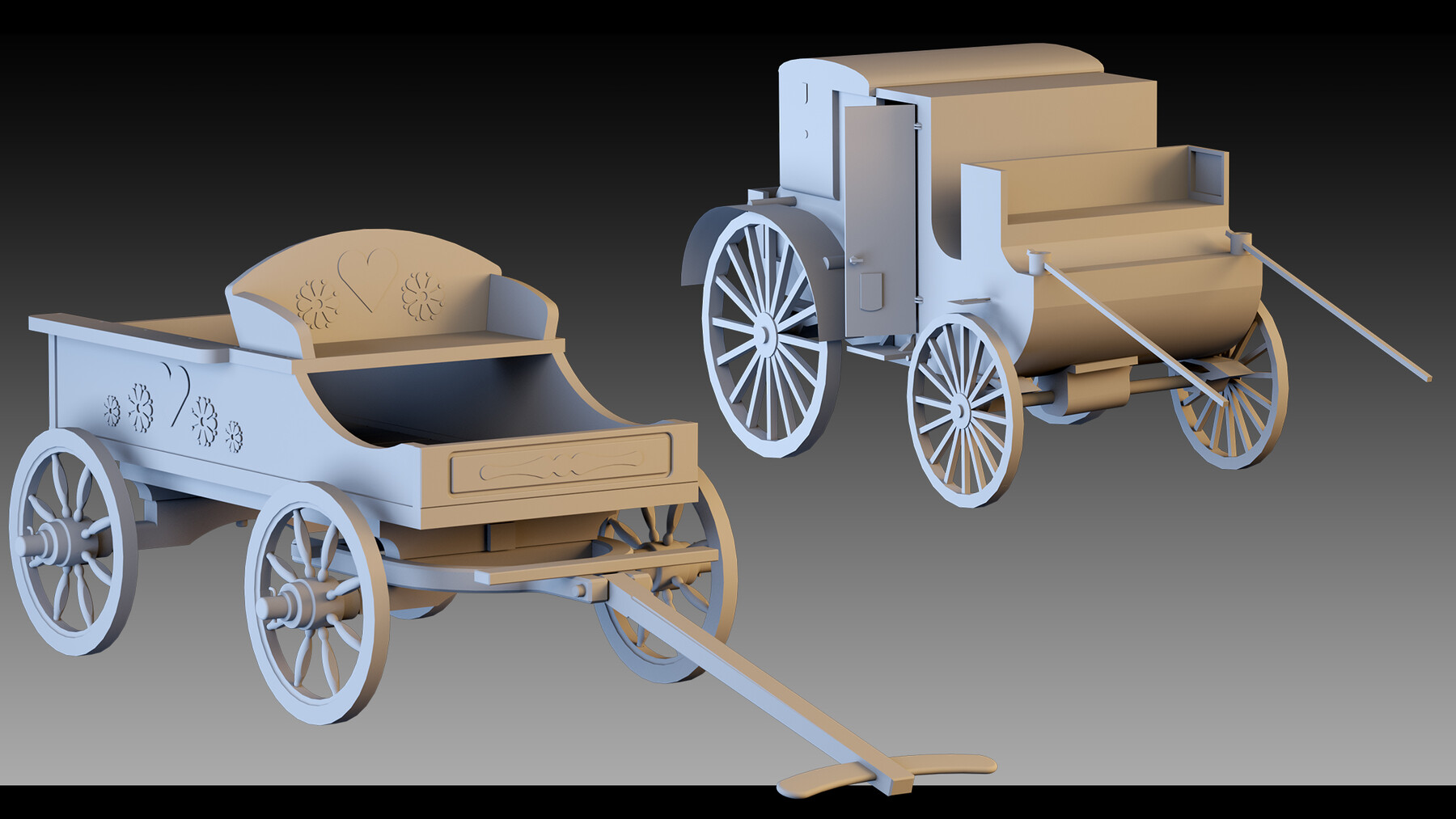 ArtStation - 28 Chariots- High detail 3d models | Resources
