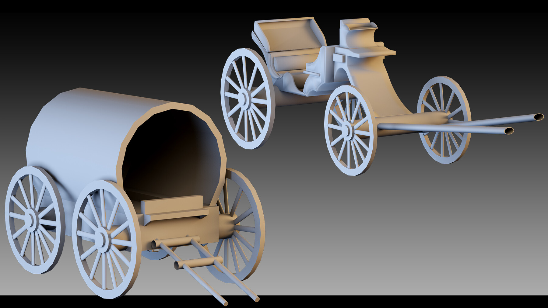 ArtStation - 28 Chariots- High detail 3d models | Resources
