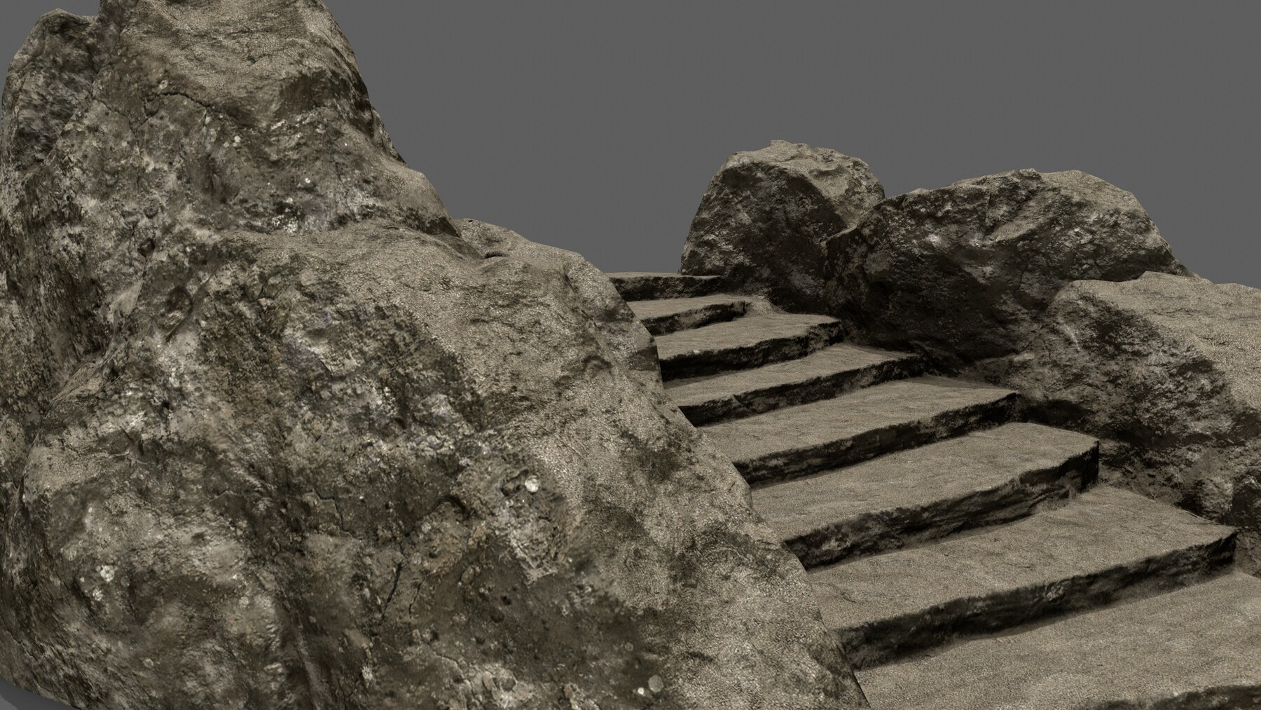 ArtStation - Rock Stair | Game Assets