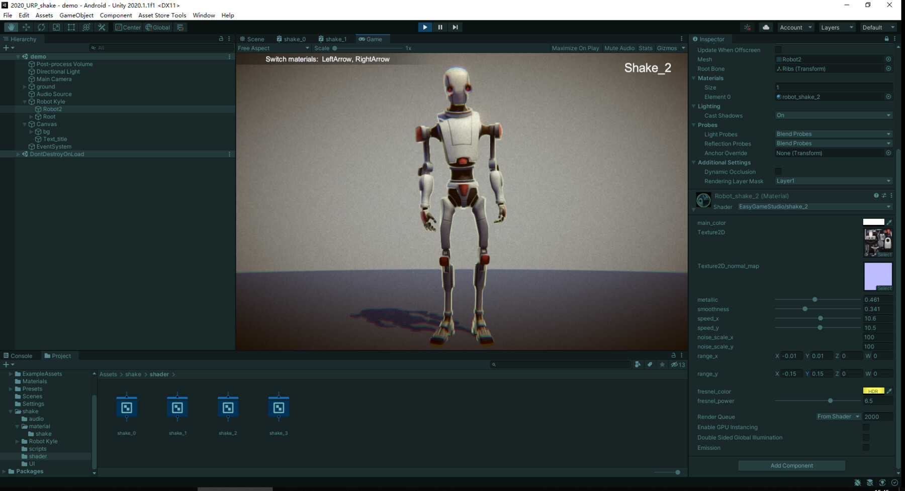 ArtStation - Unity VFX - Shake Effect | Game Assets