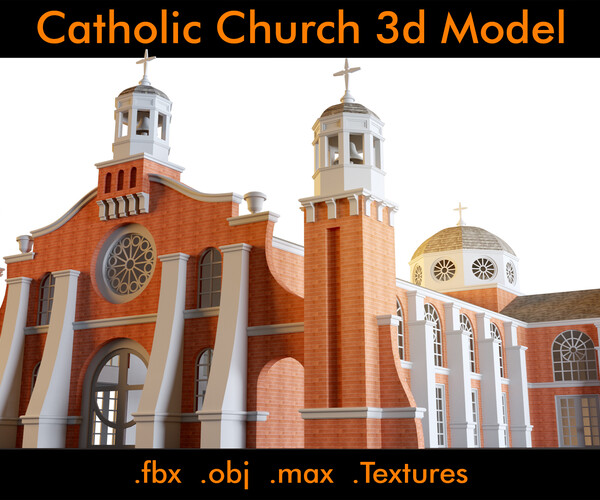 ArtStation - Catholic Church- 3d Model | Resources