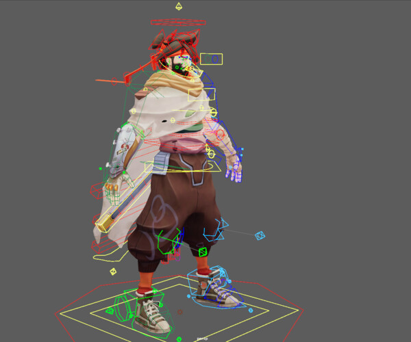 ArtStation - Urban Warrior - Free Maya Rig | Resources