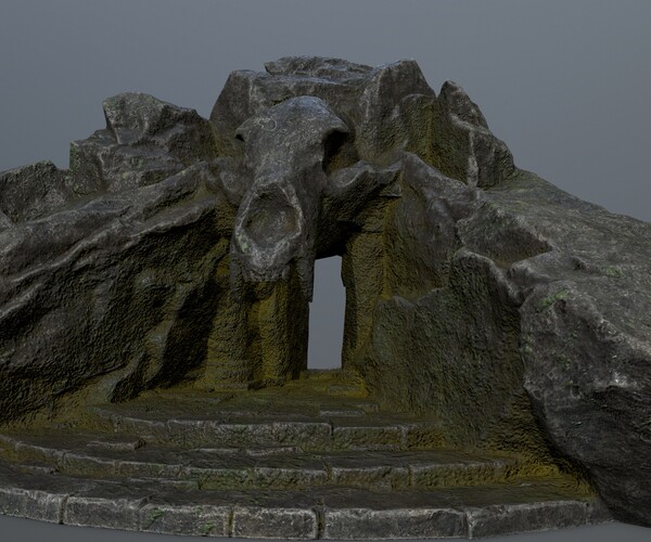 ArtStation - Skull Gate 1 | Game Assets