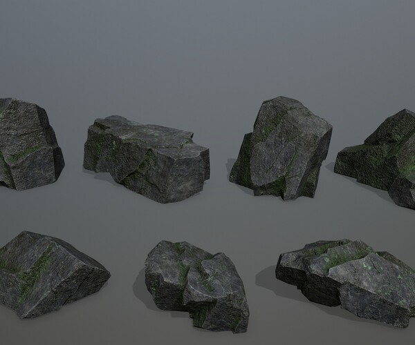 ArtStation - Rock Set 1 | Game Assets