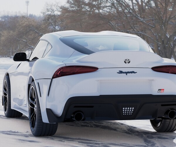 ArtStation - Toyota Supra | Game Assets