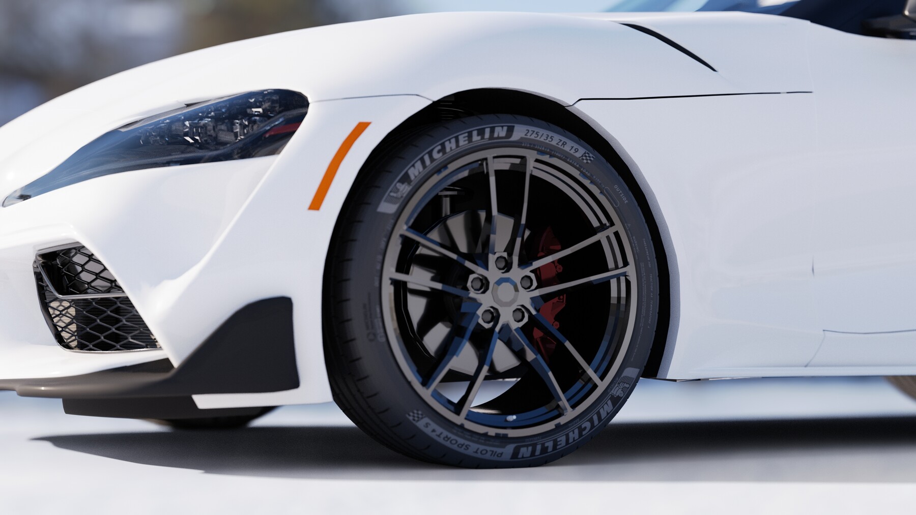 ArtStation - Toyota Supra | Game Assets