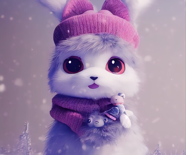 ArtStation - B-Ice bunny group of pictures | Artworks