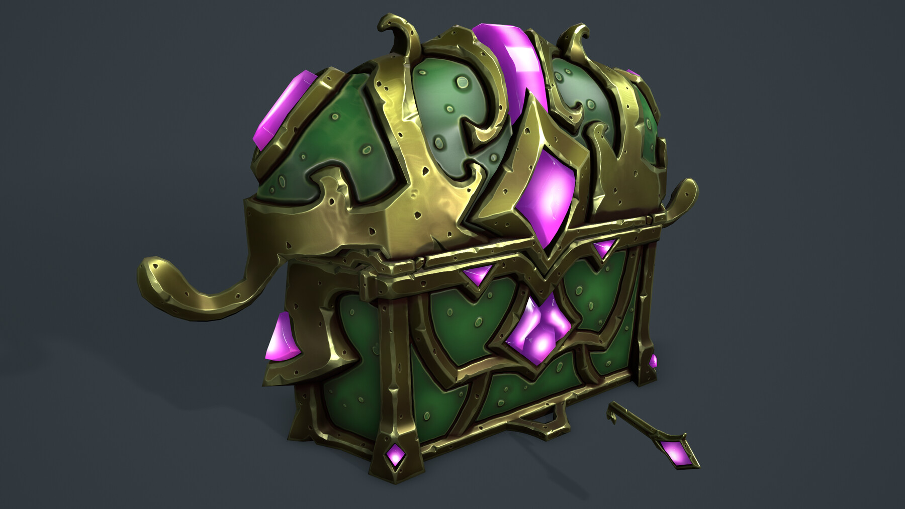 ArtStation - Mountain chest | Game Assets