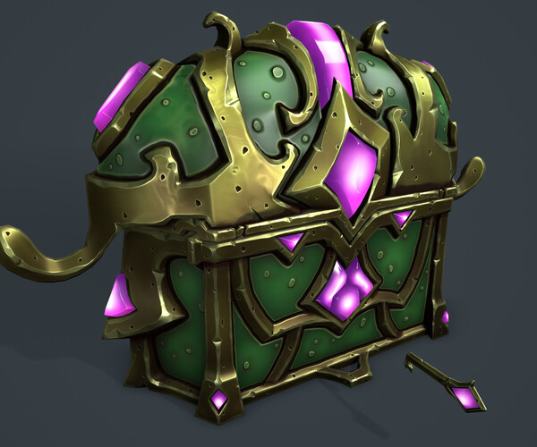 ArtStation - Mountain chest | Game Assets