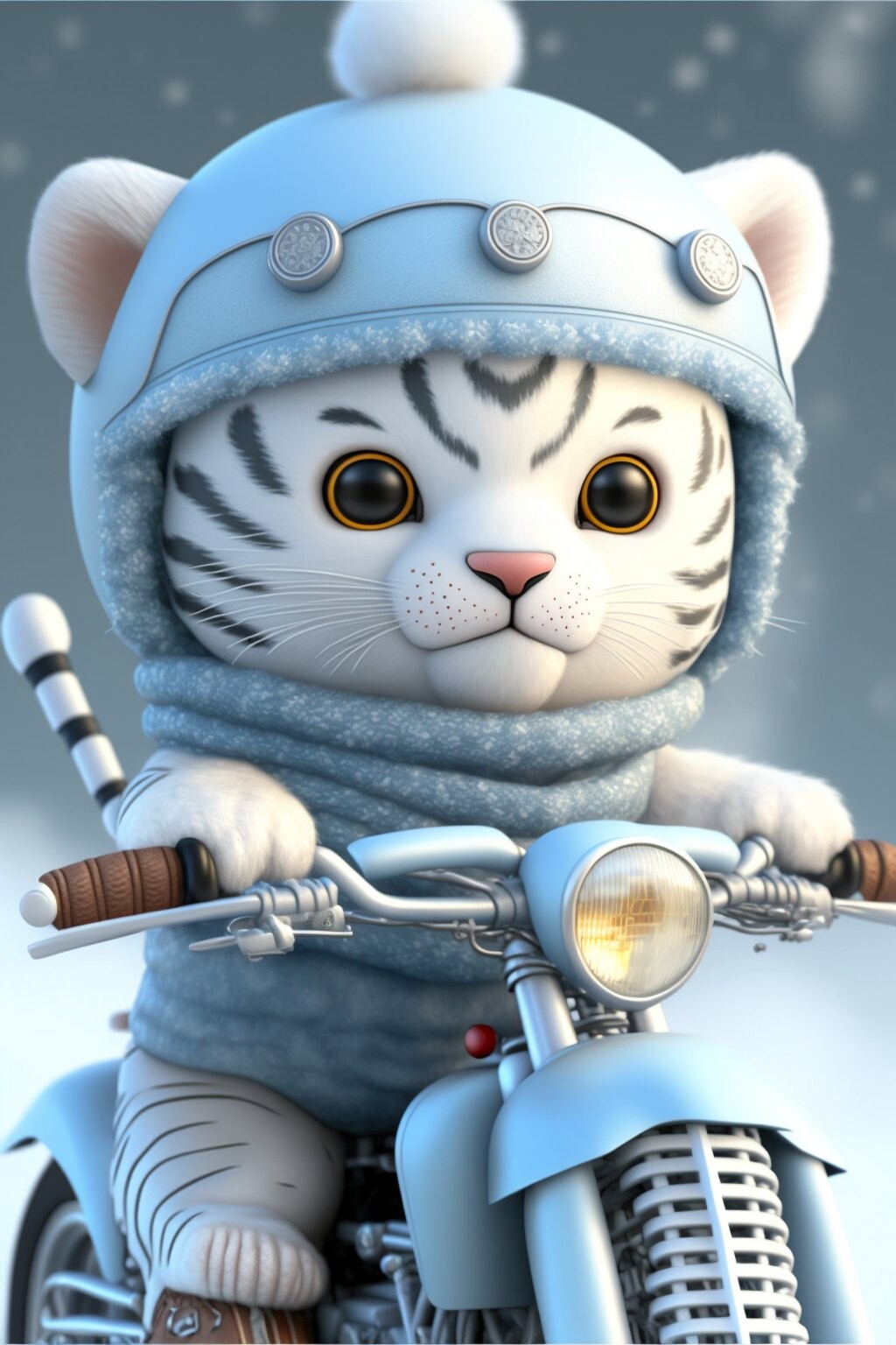 ArtStation - Pets on motorcycles group of pictures | Artworks