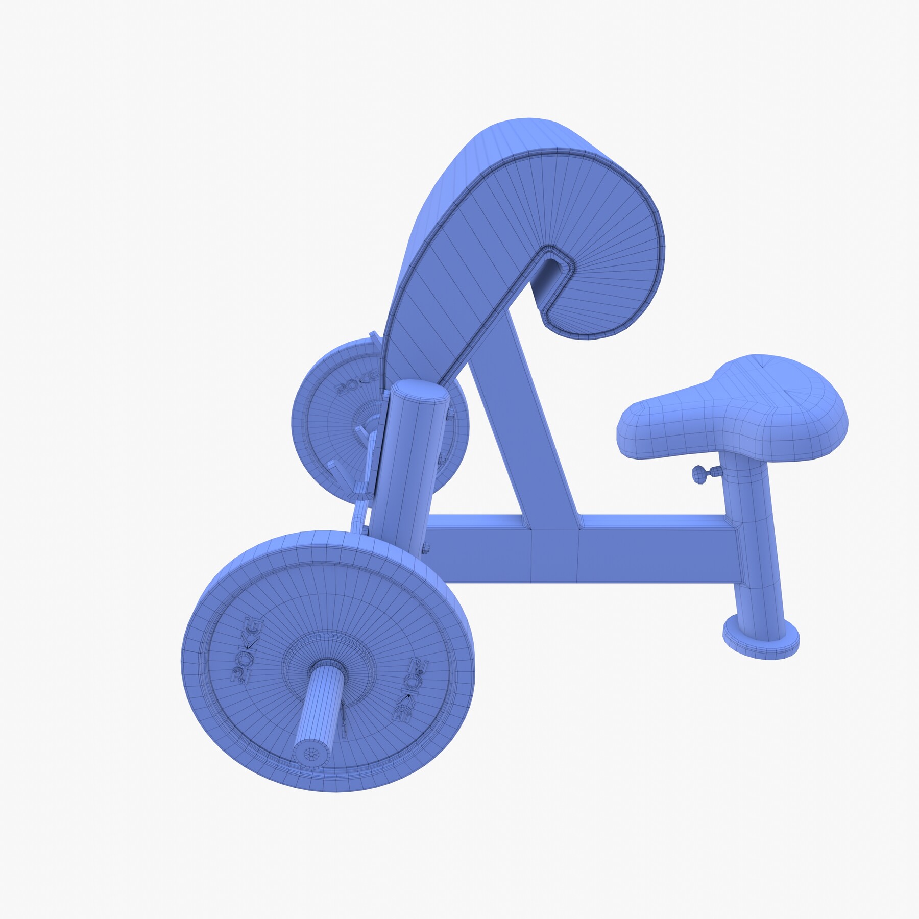 ArtStation - Curl bench | Game Assets