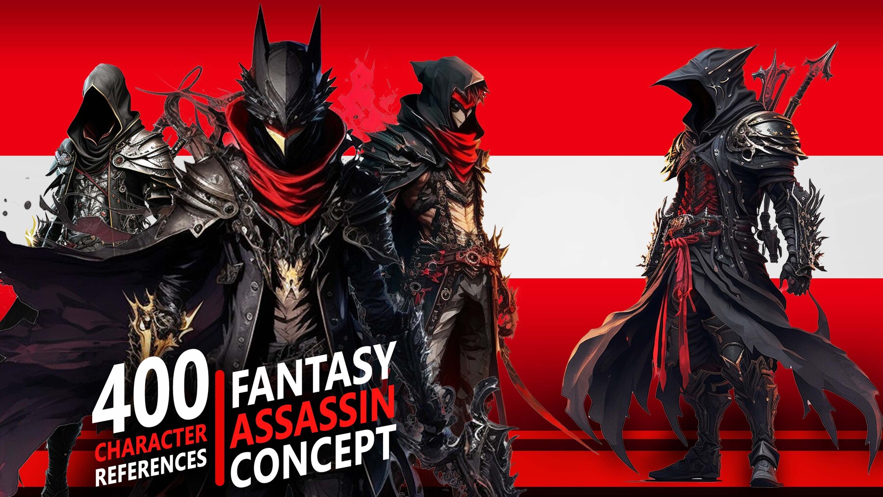 ArtStation - 400 Fantasy Assassin Concept - Character references | Artworks