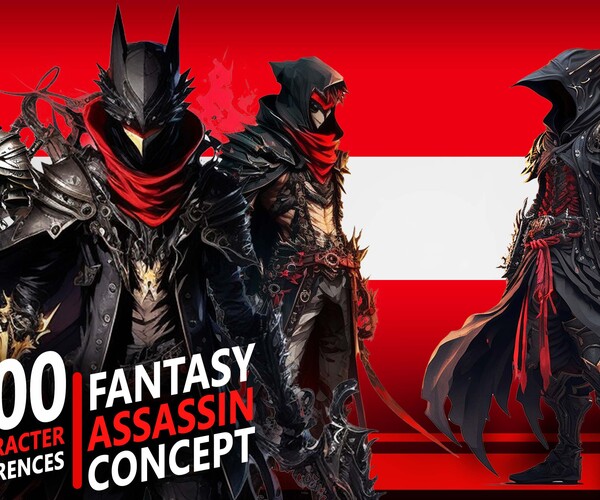 ArtStation - 400 Fantasy Assassin Concept - Character references | Artworks