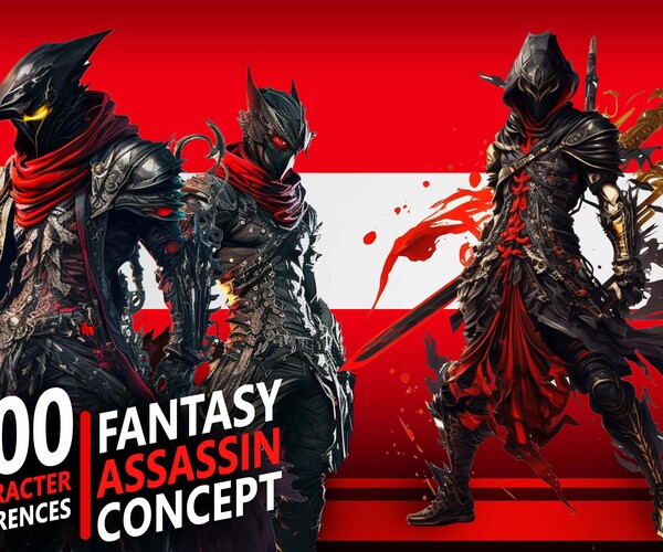 ArtStation - 400 Fantasy Assassin Concept - Character references | Artworks