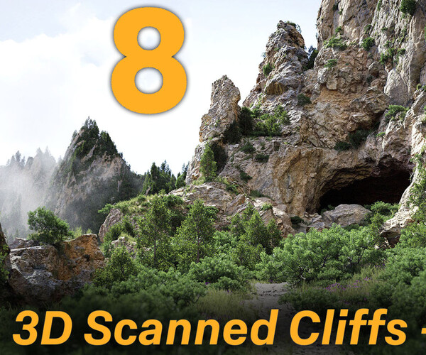 ArtStation - Red Mountain Cliff Collection | Resources