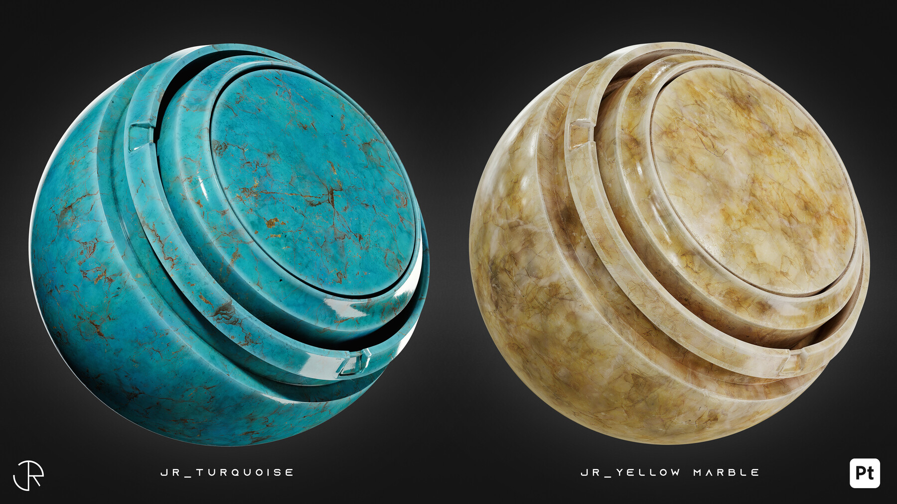 ArtStation - Marble & Mineral & Porcelain Smart Materials + Free ...
