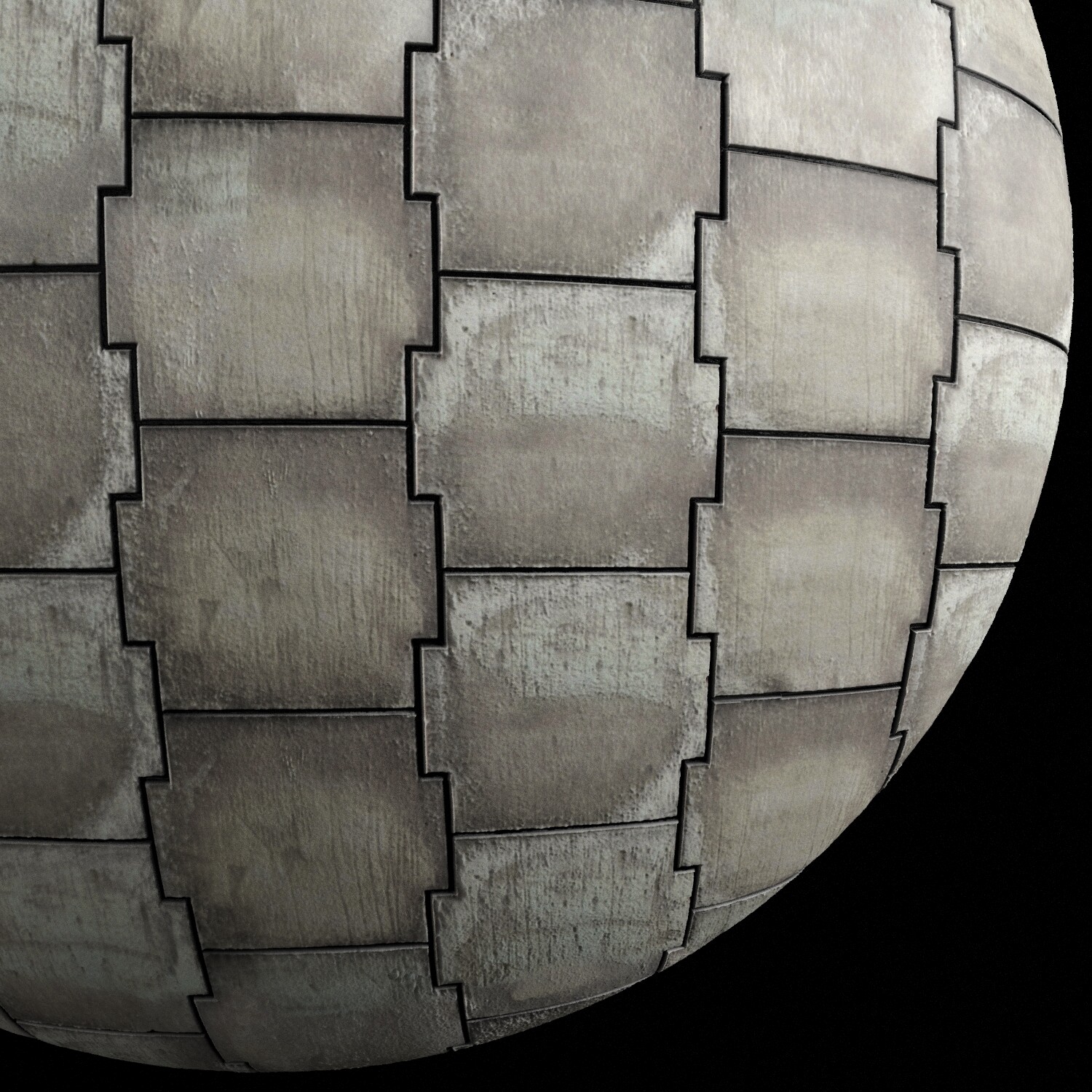 ArtStation - Tile Materials 29- Concrete Plates Pbr 4k Sbsar | Resources