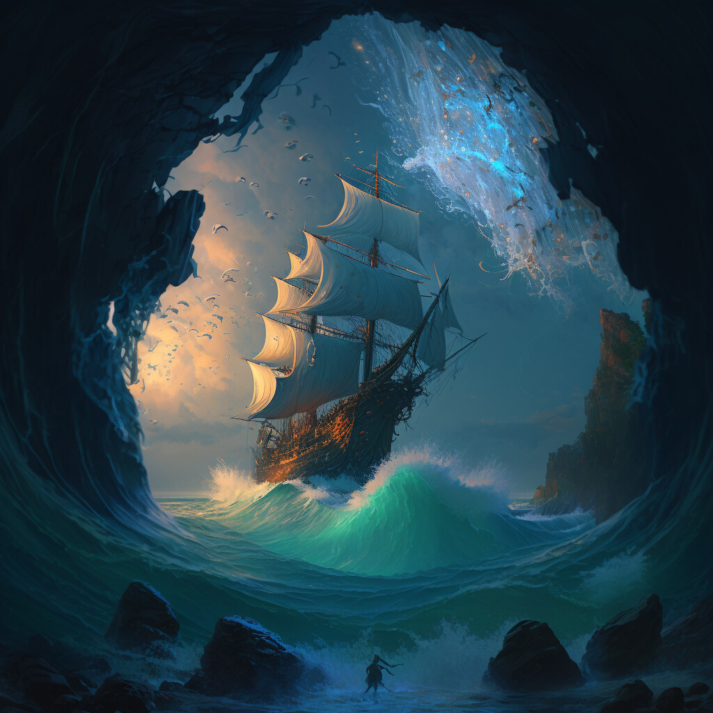 ArtStation - Tidal Tapestry: The Colorful Stories of the Sea 7 | Artworks