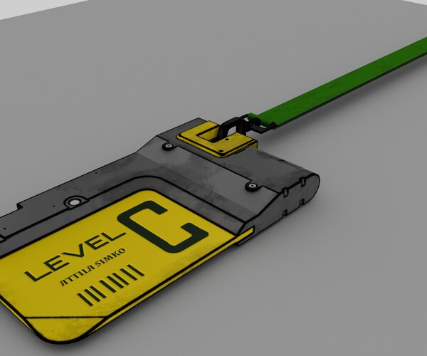 ArtStation - key card | Game Assets