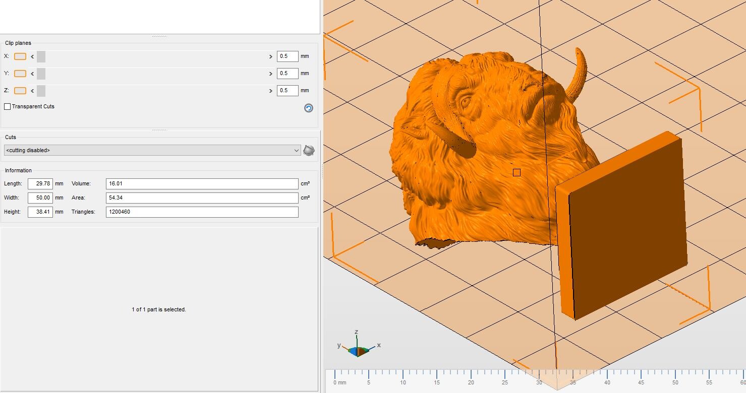 ArtStation - Musk ox head bust | Resources