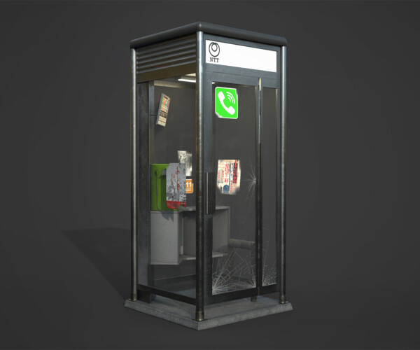 ArtStation - Japanese phonebox | Game Assets