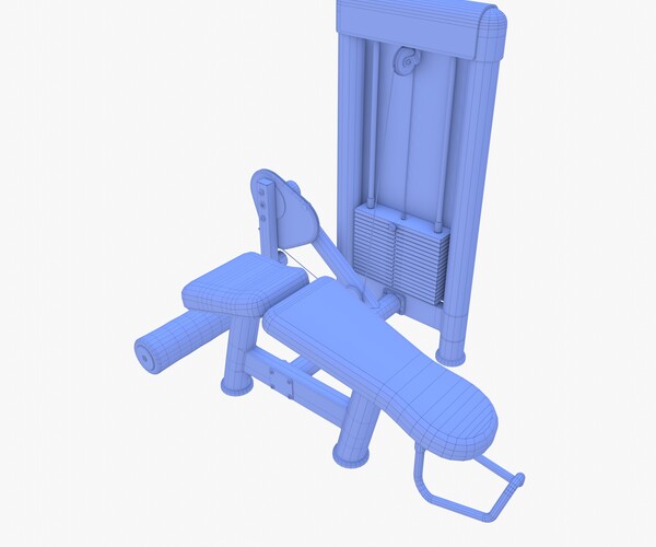ArtStation - Leg curl machine | Game Assets