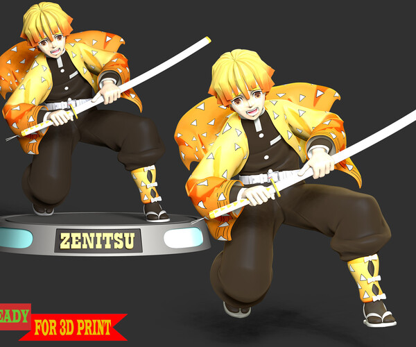 ArtStation - Zenitsu Agatsuma - Demon Slayer | Resources