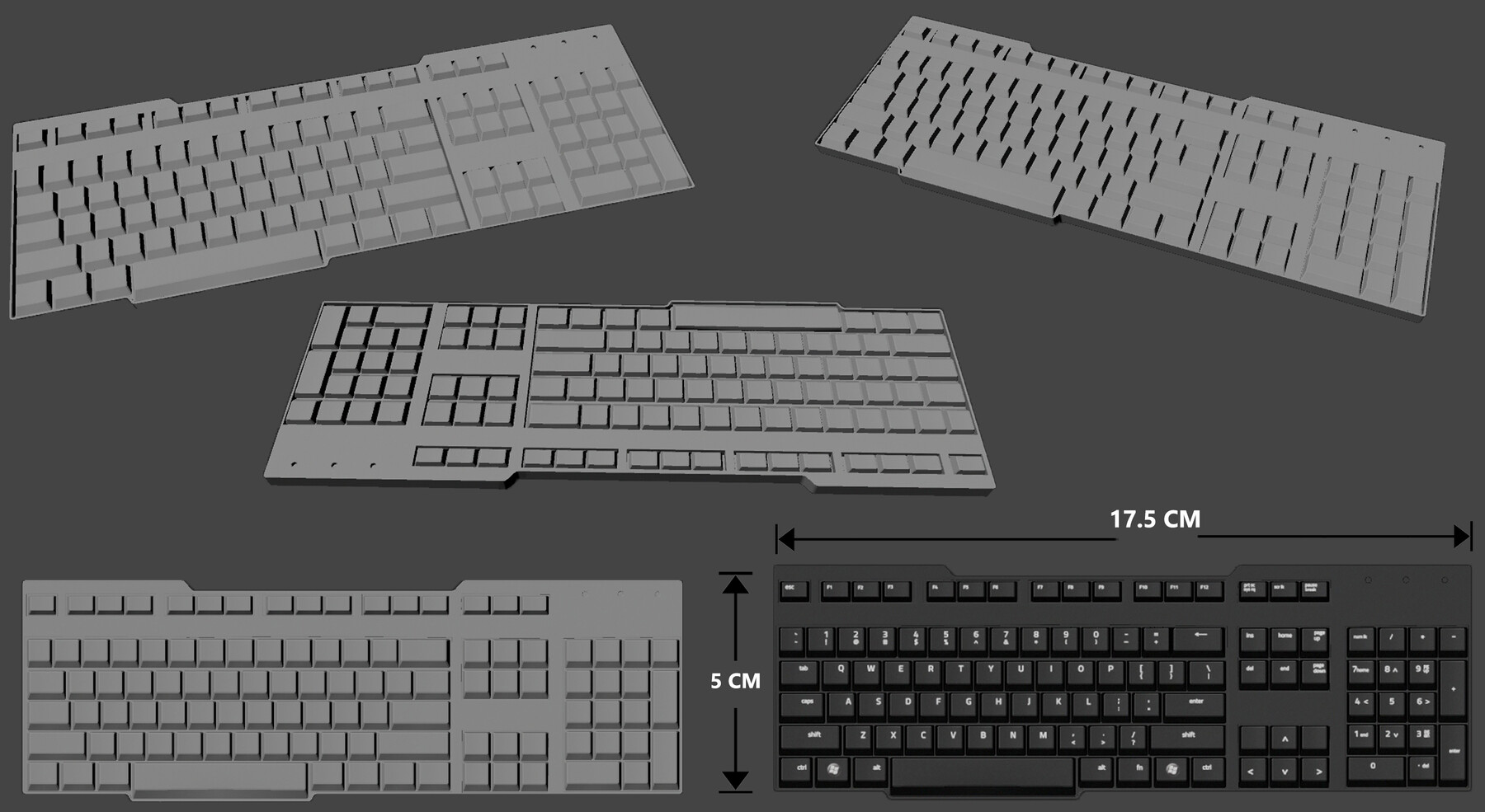 ArtStation - keyboard 3d model | Magic Keyboard 3d model| prop 3d model ...