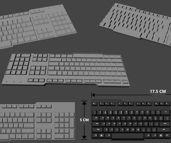 ArtStation - keyboard 3d model | Magic Keyboard 3d model| prop 3d model ...