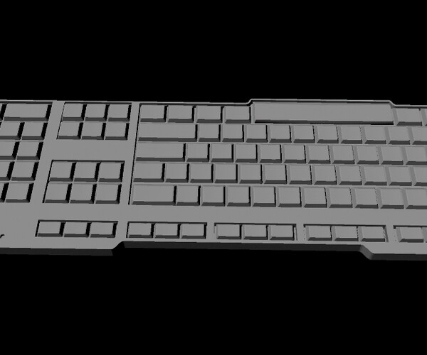 ArtStation - keyboard 3d model | Magic Keyboard 3d model| prop 3d model ...