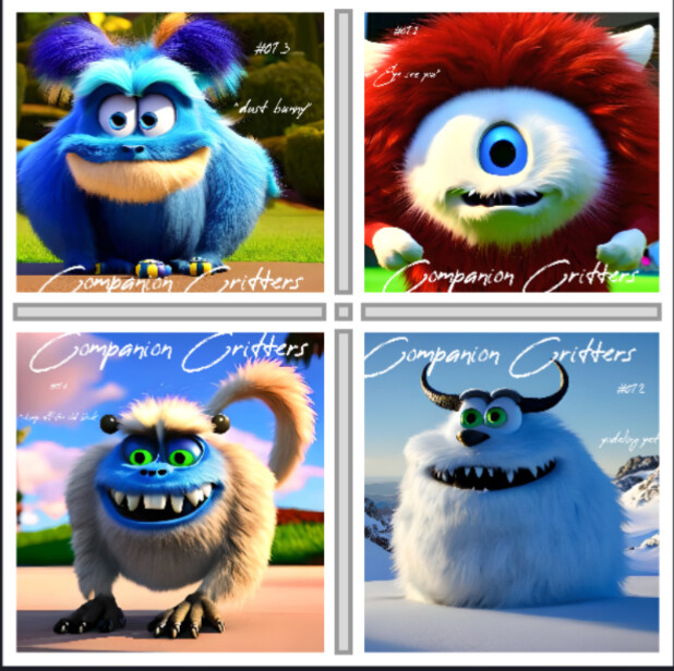 ArtStation - Companion Critters 4: Sooo Fluffy! | Artworks