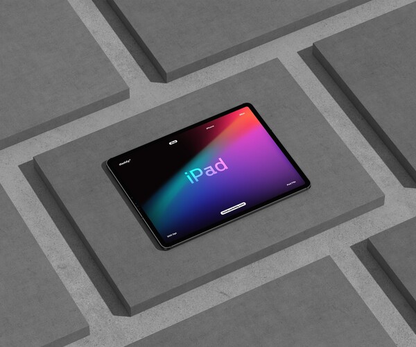 ArtStation - iPad Scene Mockup 6 | Artworks