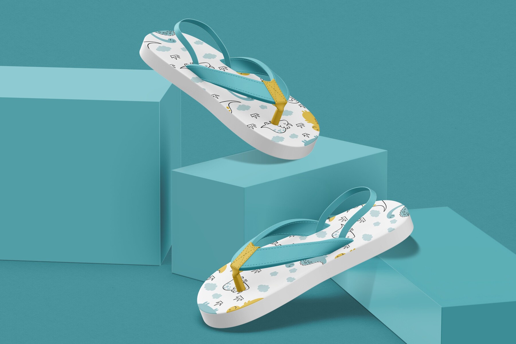 ArtStation - Kids Flip Flop Mockup | Artworks