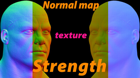 ArtStation - Blender - "Normal map strength" node | Resources