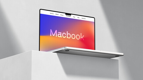 ArtStation - Macbook Scene Mockup 1 | Artworks