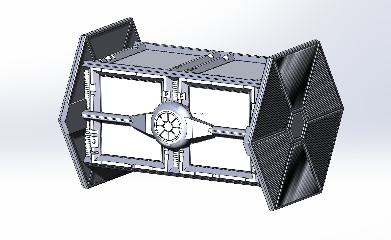 ArtStation - Artifact box with Star Wars Fighter ship as a storage ...