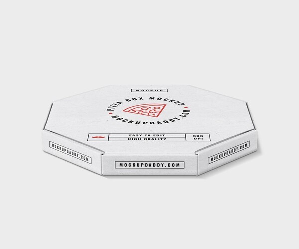 ArtStation - Round Pizza Box Mockup | Artworks