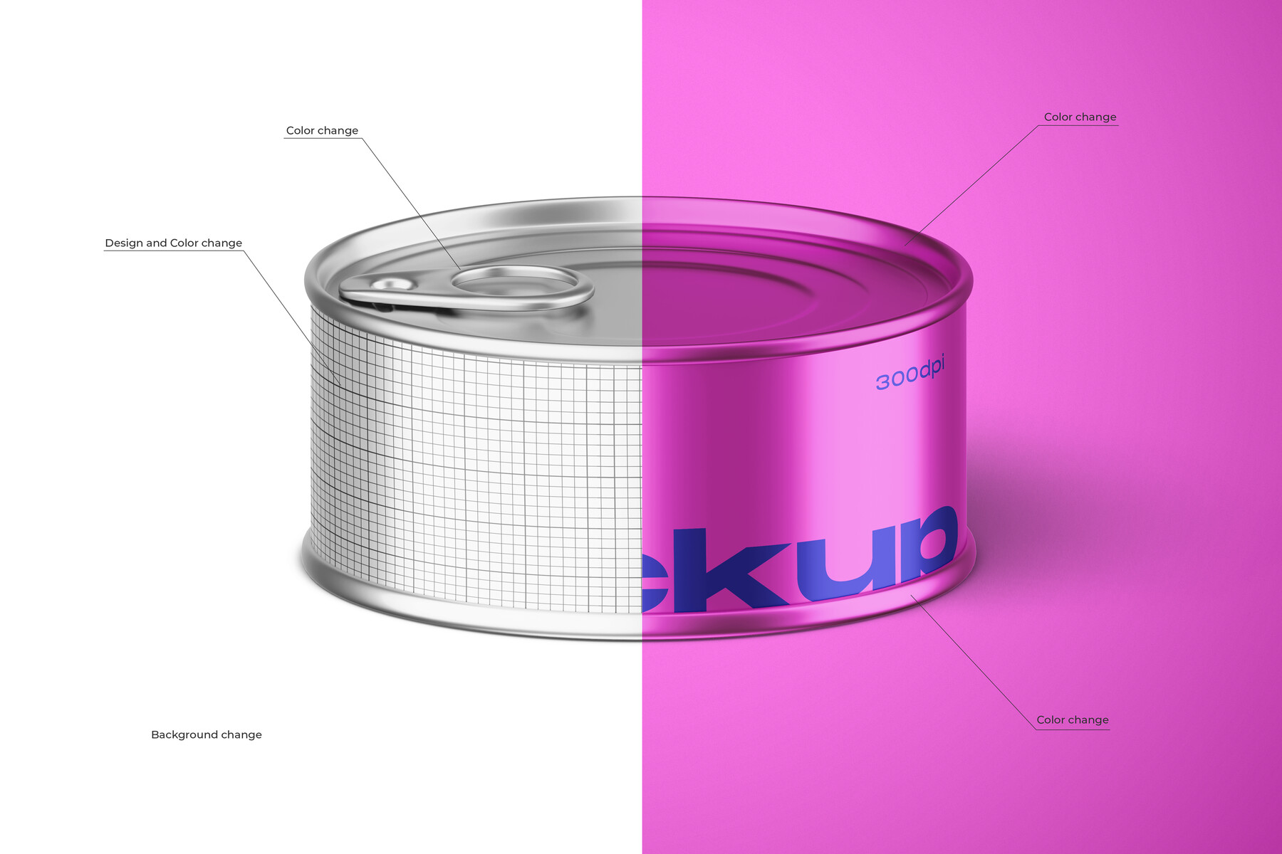 ArtStation - Small Food Can Mockup | Artworks