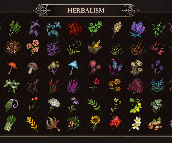 ArtStation - 500 Profession and Craft Icons | Game Assets