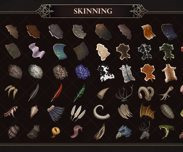 ArtStation - 500 Profession and Craft Icons | Game Assets