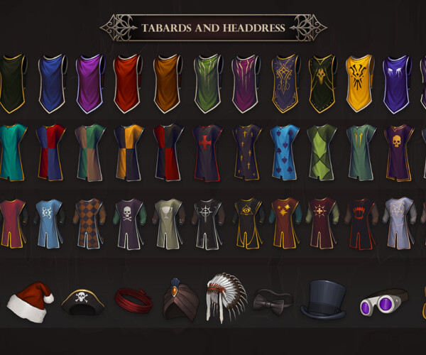 ArtStation - 500 Armor Icons vol.2 | Game Assets