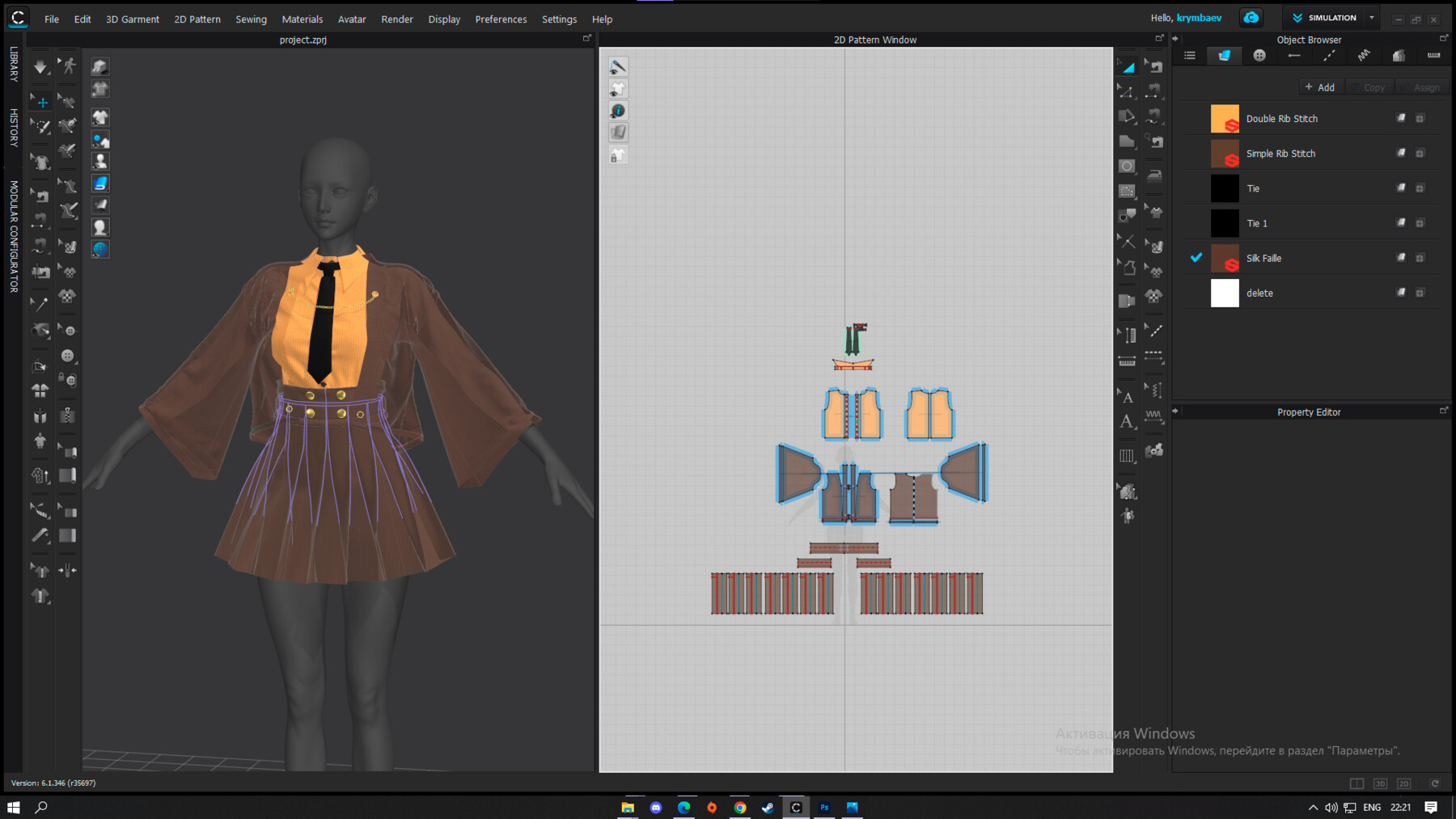 ArtStation - Anime outfit#1. Marvelous Designer / Clo 3D project +obj ...