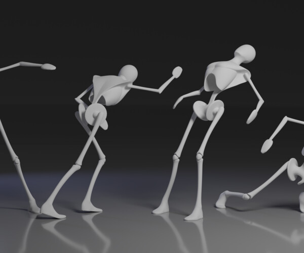 ArtStation - Loomis Male Mannequin - Rigged | Resources