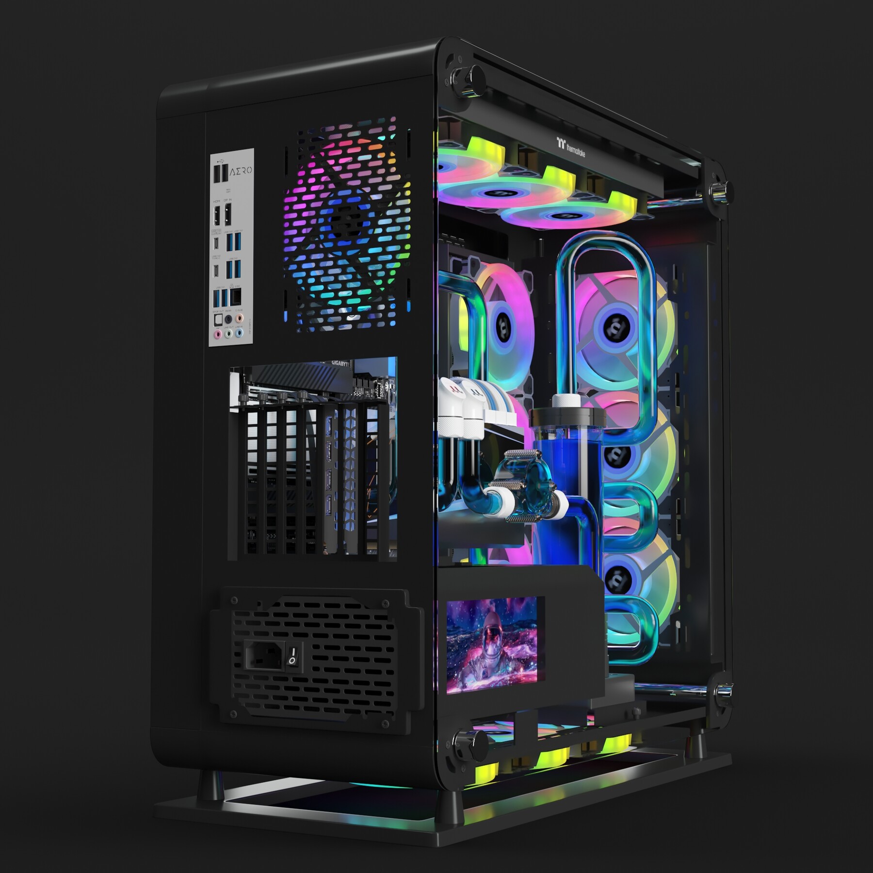 ArtStation - Thermaltake Core P6 Tempered Black | Resources