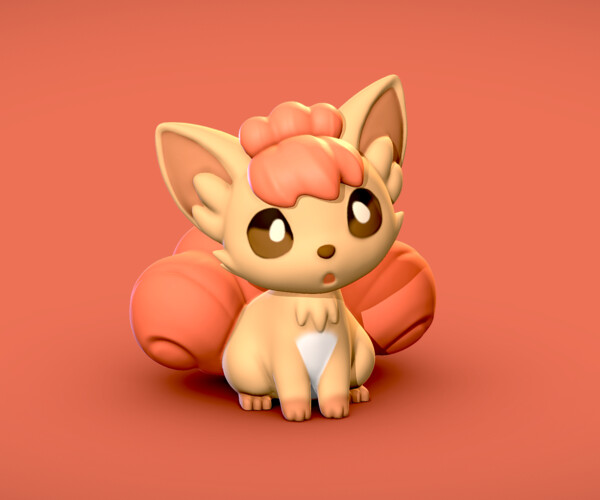 ArtStation - Vulpix - 3D print | Resources